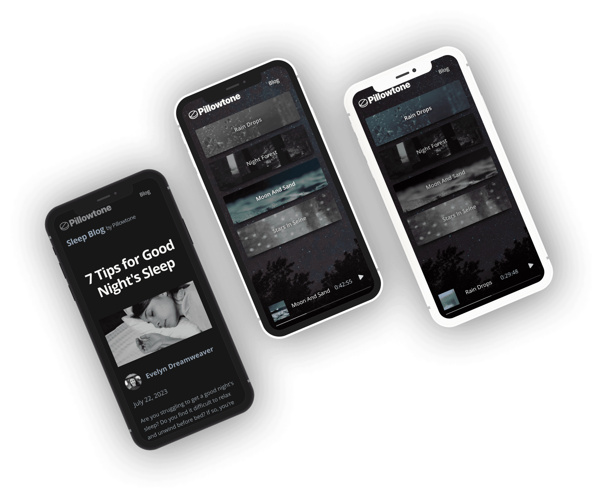 Pillowtone - The App for Sleep and Relaxation. Simple & Free!